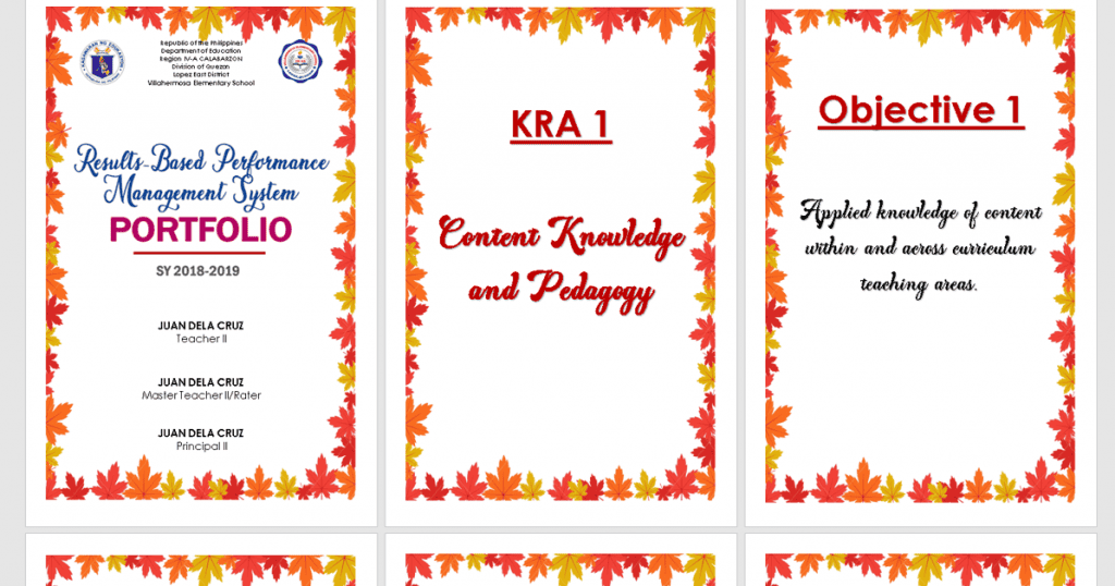 RPMS Portfolio | DepEd Tambayan