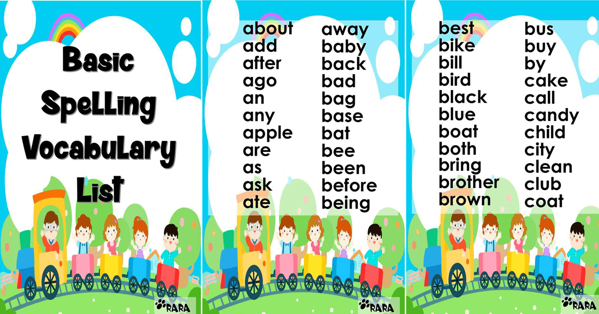 Basic Spelling Words