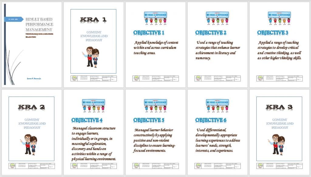 RPMS Portfolio Cover (Simple Blue Design)