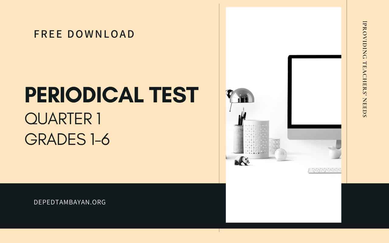 1st Periodical Test SY 2019 2020 1st Periodical Test SY 2019 2020