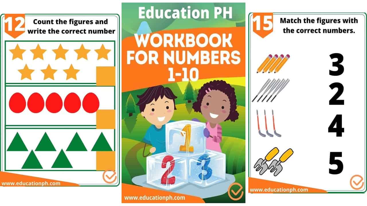 Workbook for numbers 1-10