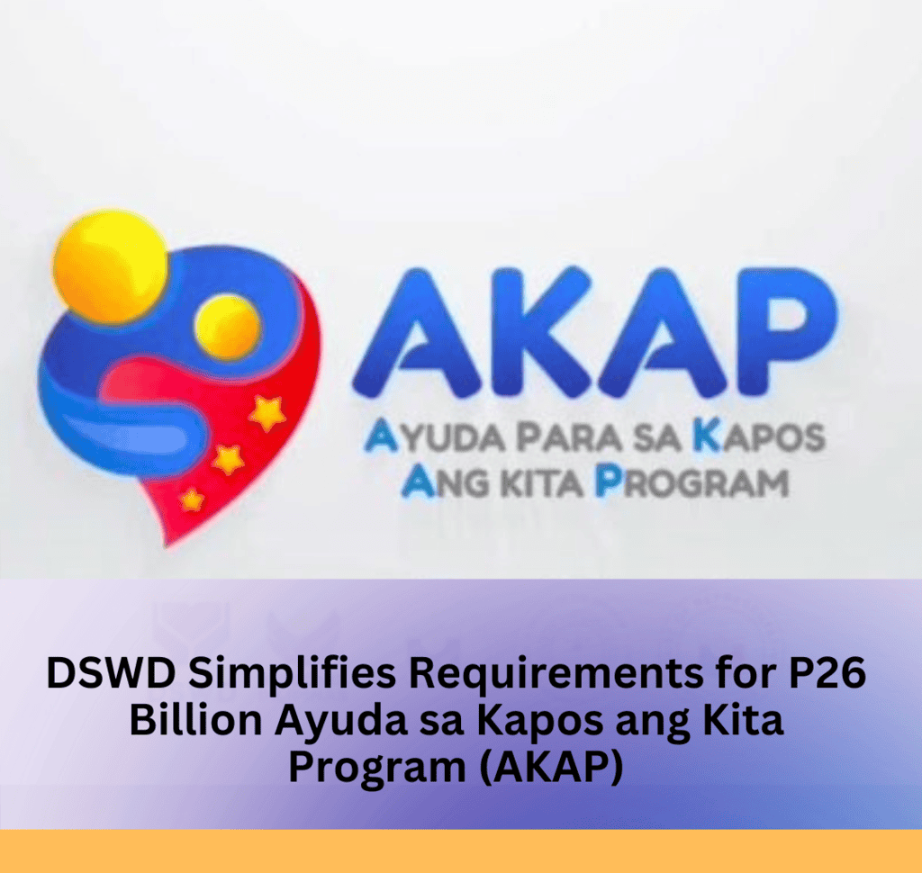 DSWD Simplifies Requirements for P26 Billion Ayuda sa Kapos ang Kita ...