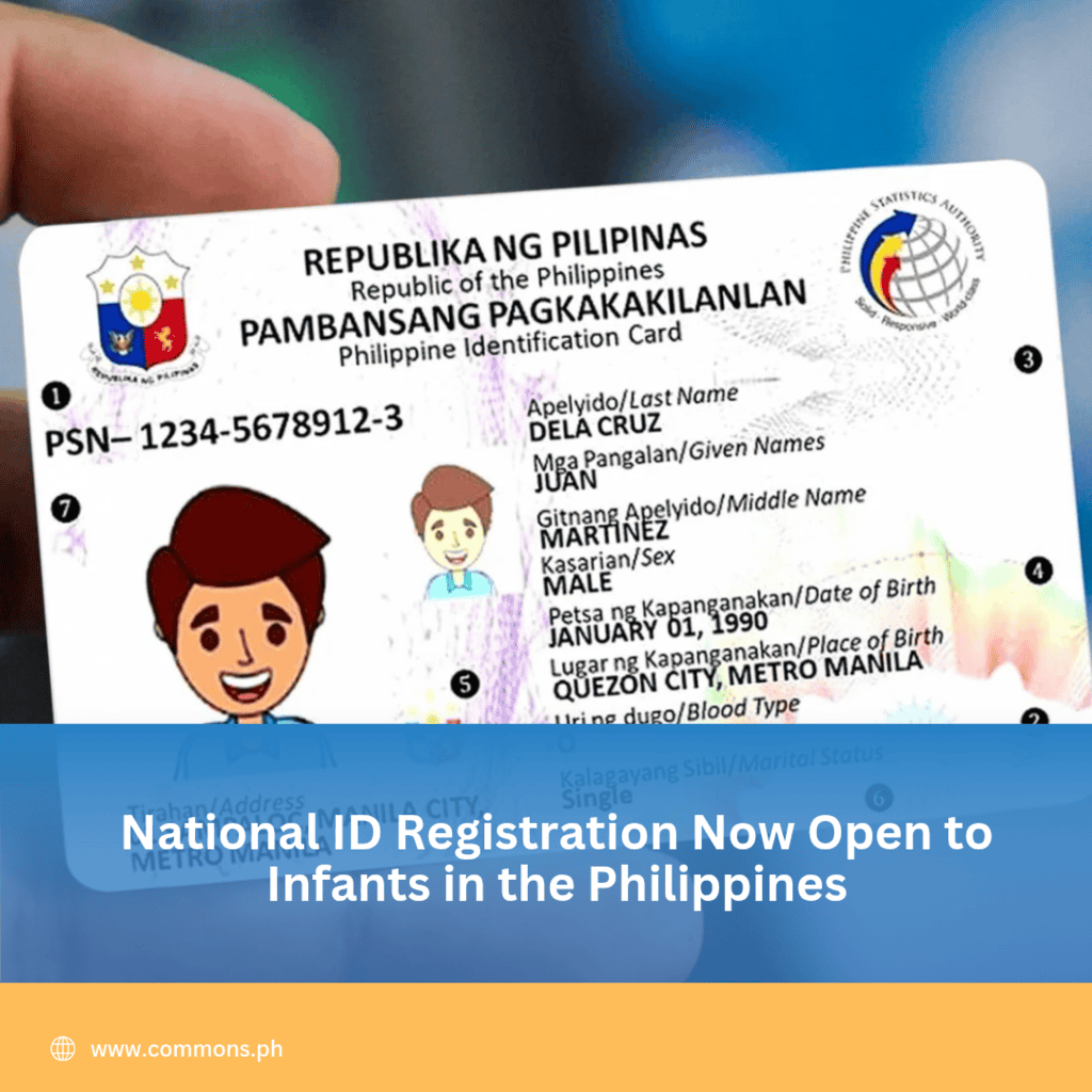 National ID Registration Now Open to Infants in the Philippines