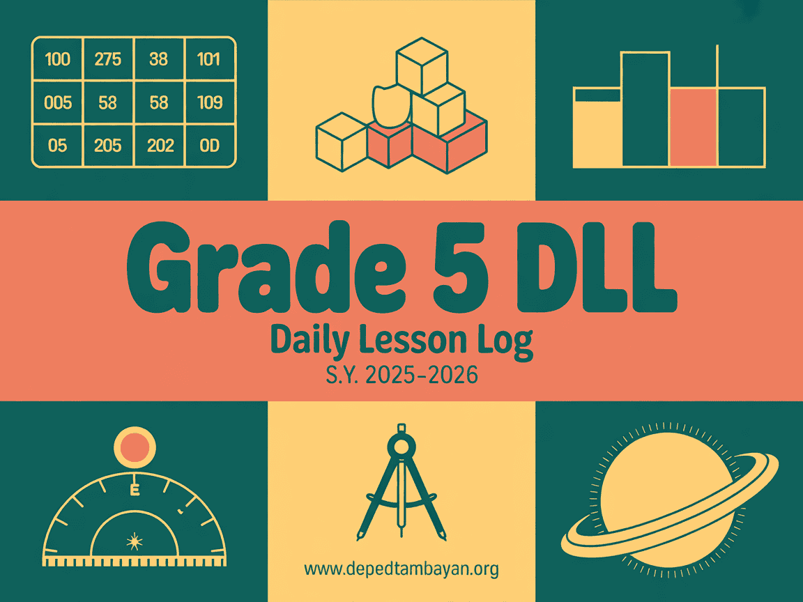 Grade 5 DLL - Daily Lesson Log 2025-2026