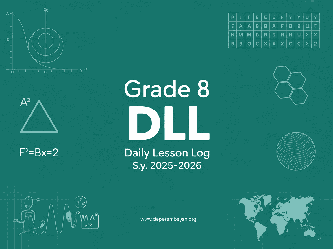 Grade 8 DLL - Daily Lesson Log 2025-2026